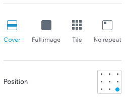 Element Backgrounds – Website Help