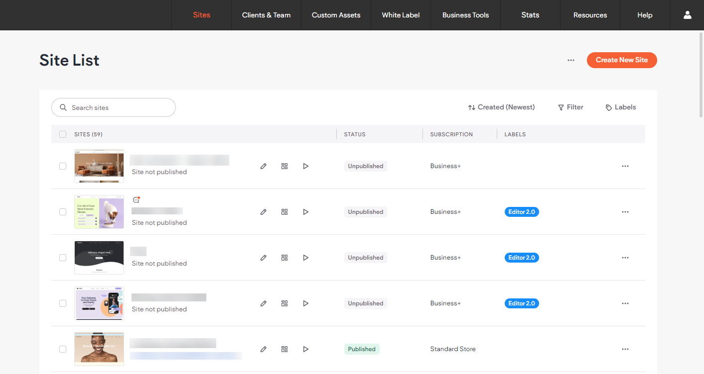 Account Dashboard – Website Help