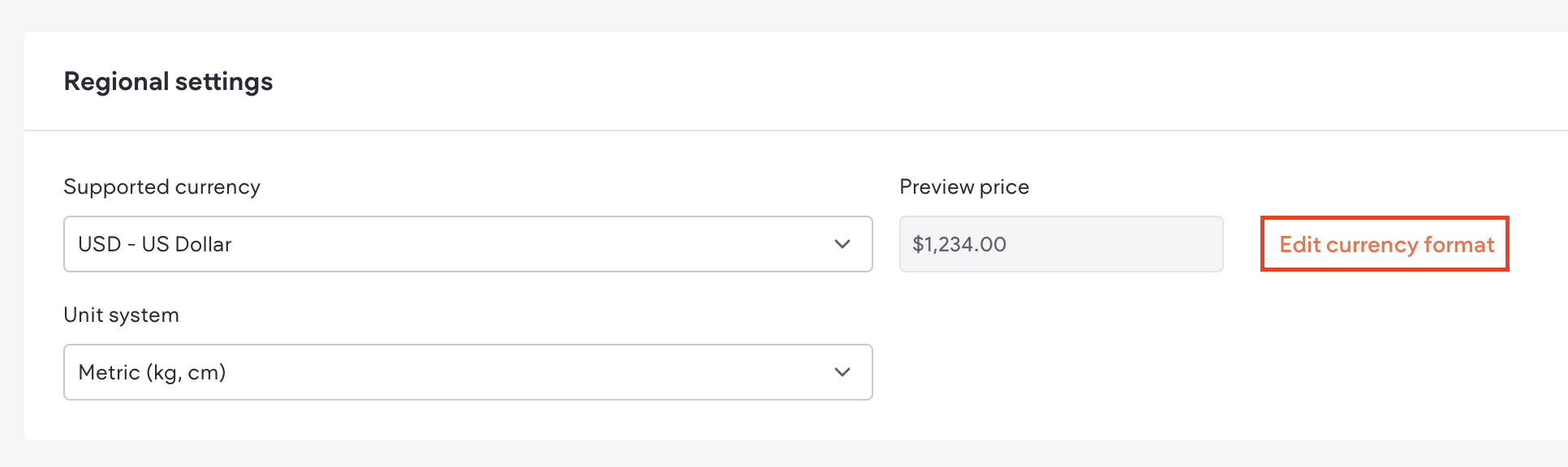Customize Currency Format in Native Store – Website Help